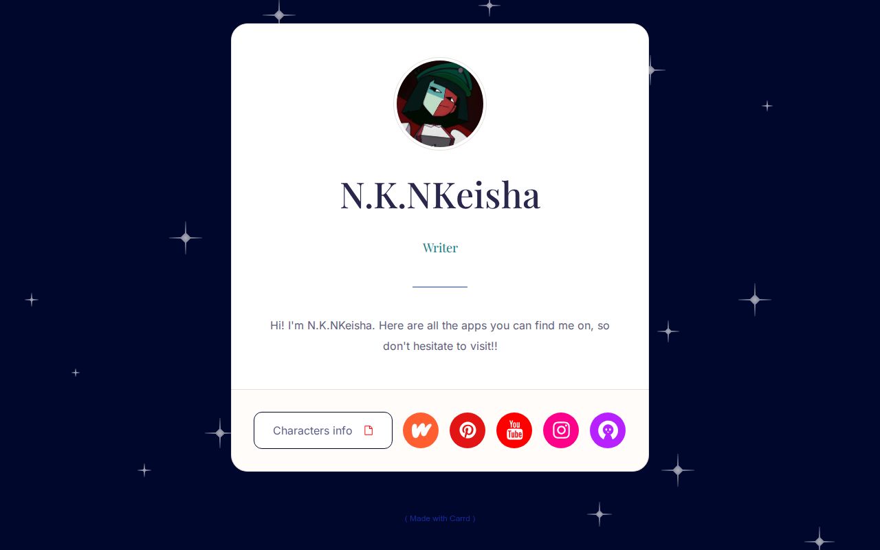 N.K.NKeisha info card
